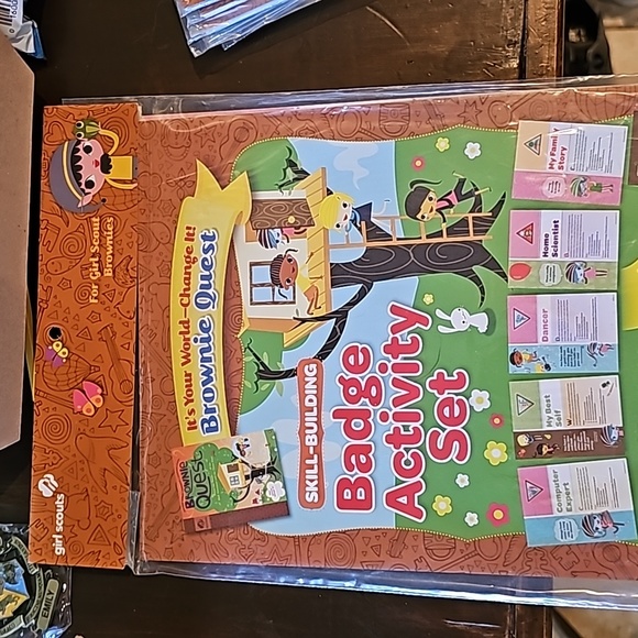 Other | Girls Scouts Brownie Badge Activity Sets | Poshmark